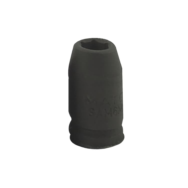 1/4" DRIVE 6 PIECE METRIC 6 POINT MAGNETIC SOCKET SET SAMM66R | Matco Tools