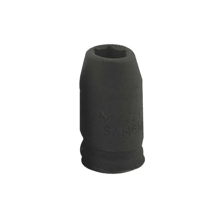 1/4" DRIVE 6 PIECE METRIC 6 POINT MAGNETIC SOCKET SET SAMM66R | Matco Tools