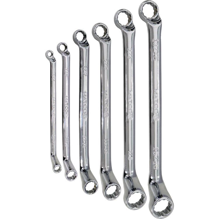 6 PIECE XL DEEP DOUBLE BOX WRENCH SET SRBDL62TA | Matco Tools