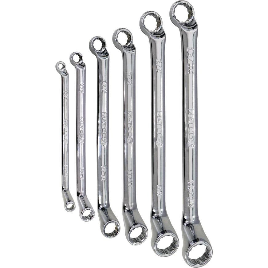 6 PIECE XL DEEP DOUBLE BOX WRENCH SET SRBDL62TA | Matco Tools
