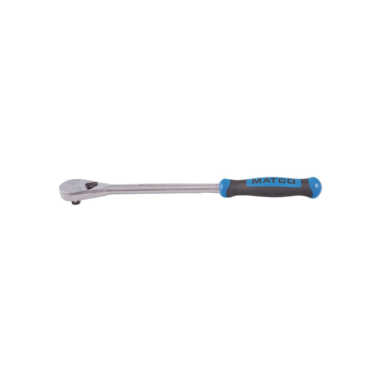 1/2" DRIVE 16-3/4" EIGHTY8 TOOTH FIXED RATCHET WITH ERGO HANDLE - BLUE ...