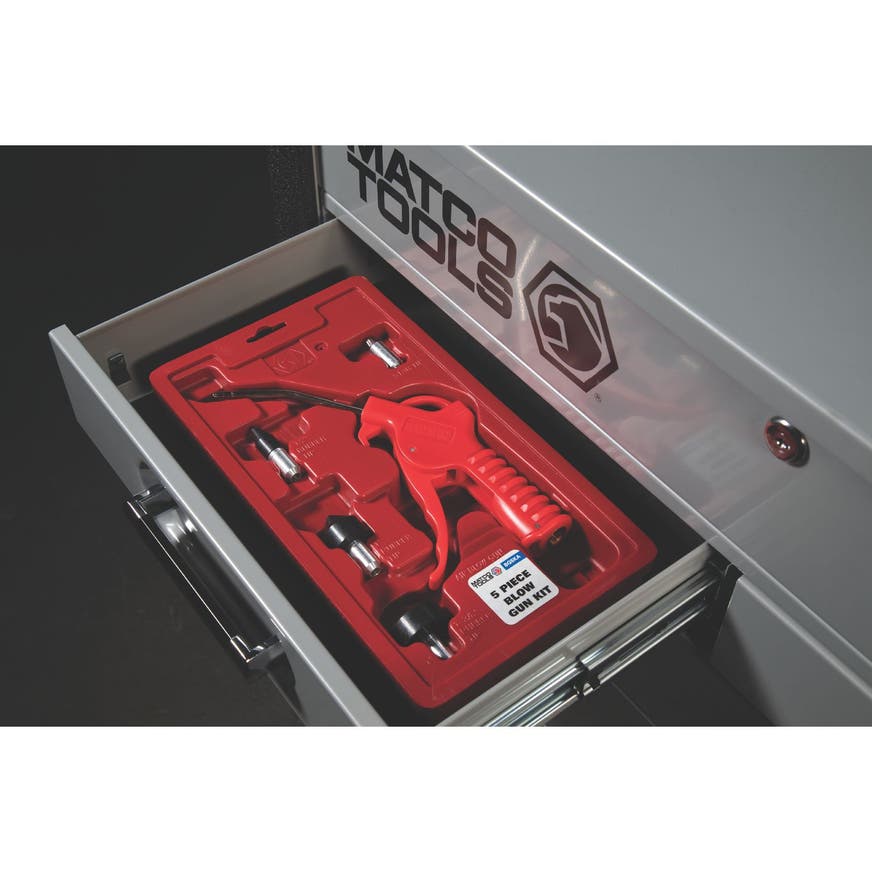 5 PIECE BLOW GUN KIT BG5KA | Matco Tools