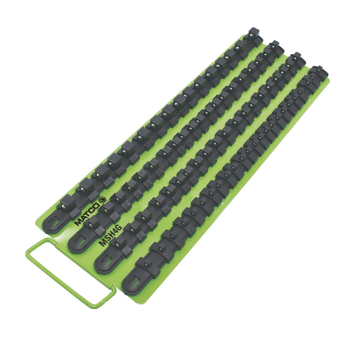 MAGNETIC SOCKET RAIL TRAY FOR 80 SOCKETS - GREEN MSH4G | Matco Tools