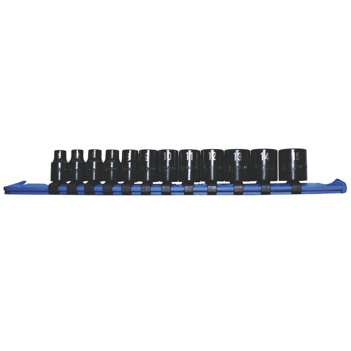 1/4" DRIVE 12 PIECE METRIC PRO NON-SLIP IMPACT SOCKET SET SAPMA12R ...
