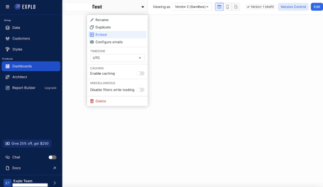 Embedded Real-Time Analytics with Explo and SingleStore