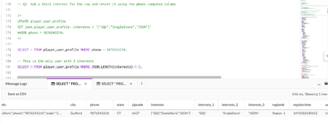 The JSON Playground in SingleStoreDB