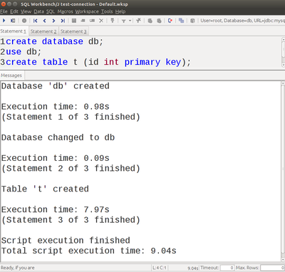 Connect with SQL Workbench · SingleStore Documentation