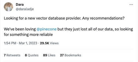 Choosing a Vector Database for Your Gen AI Stack | SingleStoreDB for AI ...