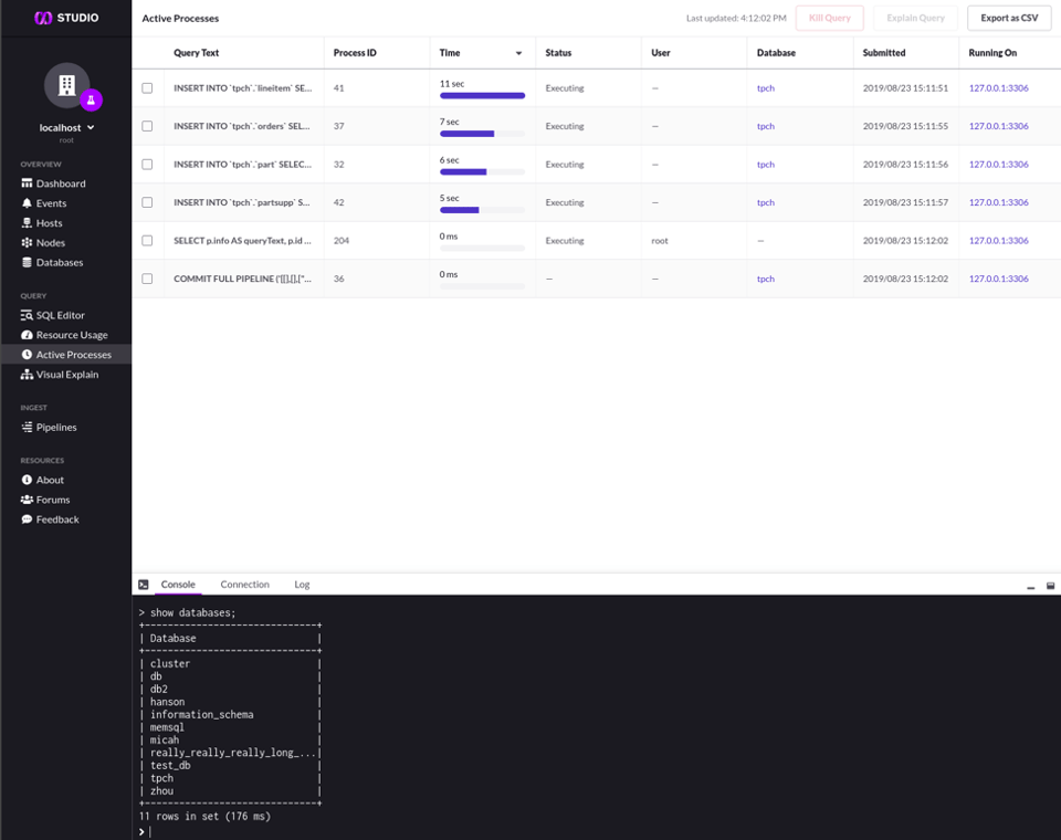 Looking Back on the First Year of SingleStore Studio