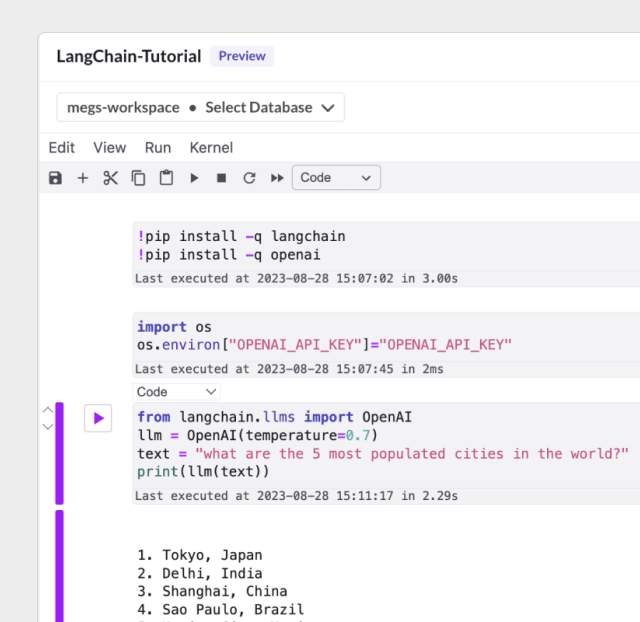 A Beginner's Guide to LangChain | Build Real-Time AI Applications with SingleStore + LangChain