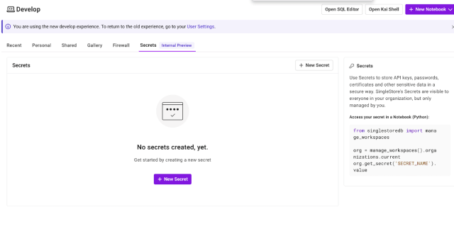 SingleStore Cloud Performance Troubleshooting Notebook