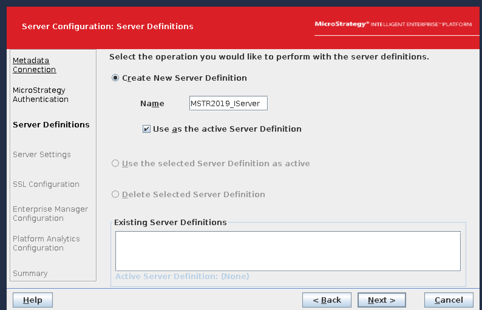 Connect with MicroStrategy · SingleStore Documentation