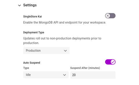 Workspace Auto Suspend