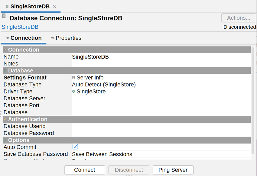Connect with DbVisualizer · SingleStore Helios Documentation