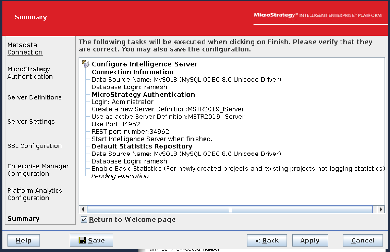 Connect with MicroStrategy · SingleStore Documentation