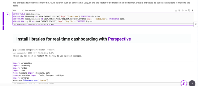 Singlestore Notebooks Performance Usability Upgrades Build Real Time Applications With