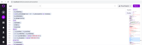 Using Visual Profile in SingleStore for Performance Tuning