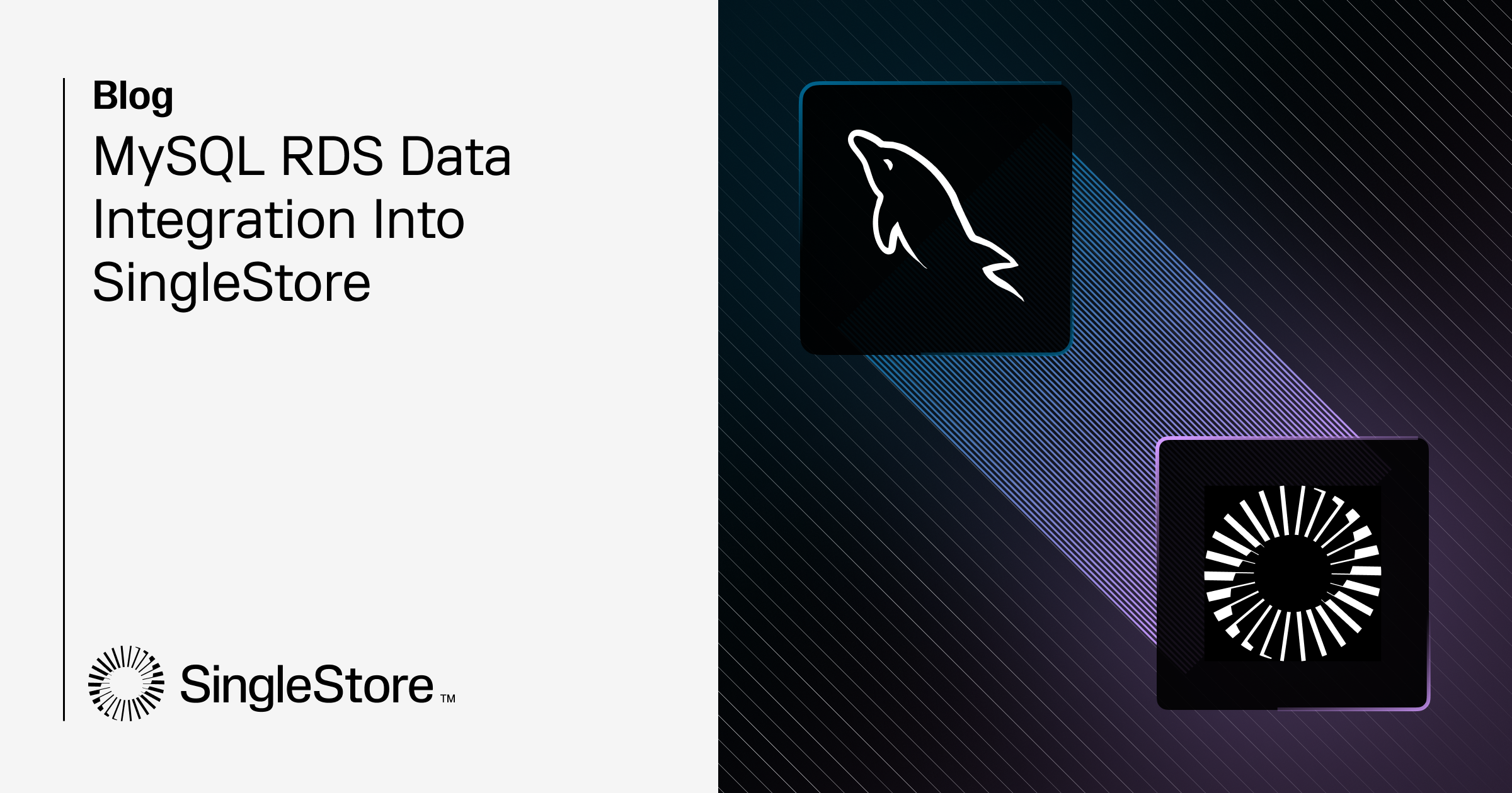 MySQL RDS Data Integration Into SingleStore