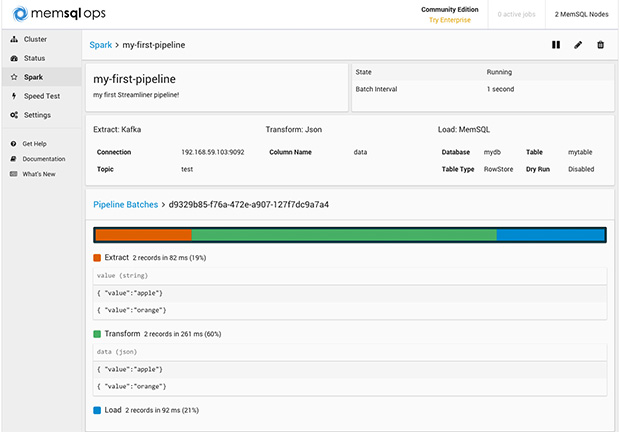 Build Real-Time Data Pipelines with SingleStore Streamliner