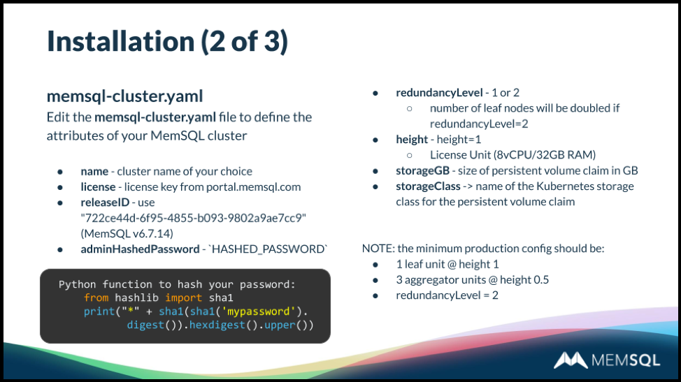 Managing Singlestore With Kubernetes