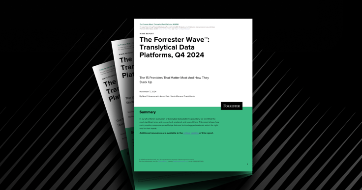 SingleStore's Three Key Takeaways from the Latest Forrester Wave™ Report