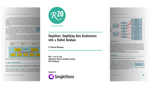 Simplifying Data Architectures with a Unified Database | SingleStore