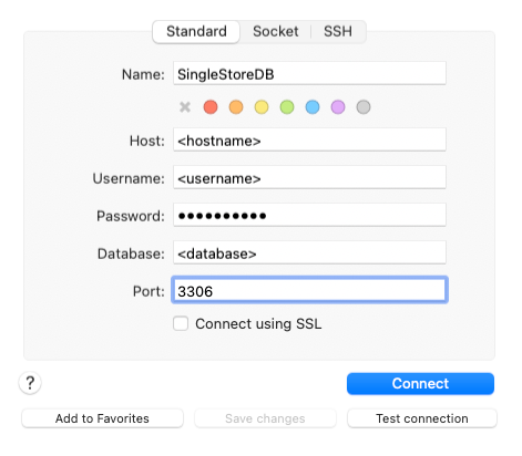 Connect with Sequel Pro · SingleStore Self-Managed Documentation