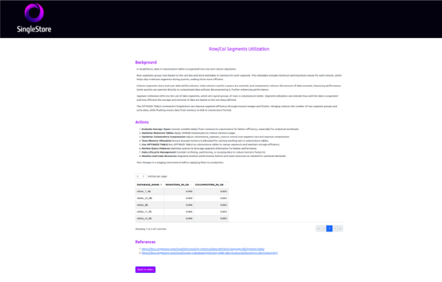 SingleStore Cloud Performance Troubleshooting Notebook