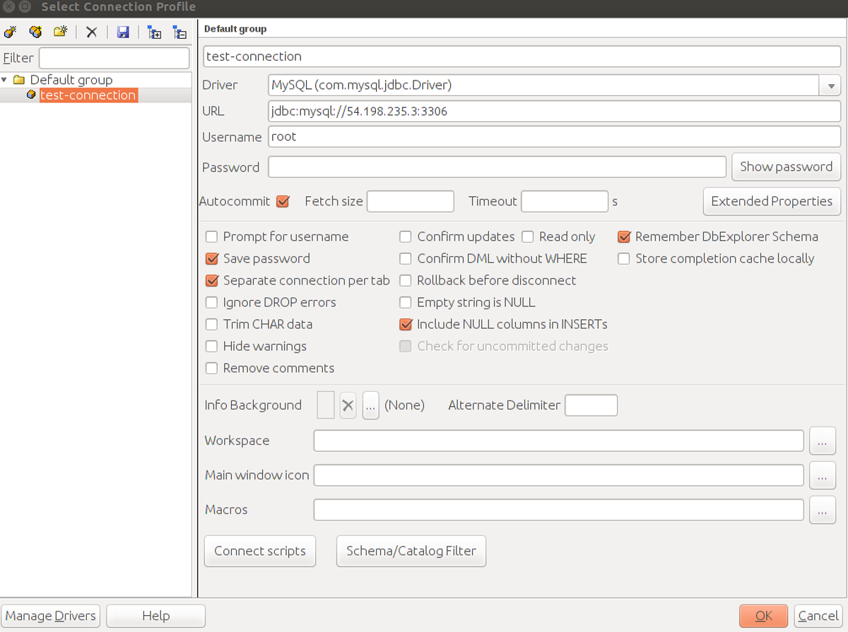 Connect with SQL Workbench · SingleStore Documentation