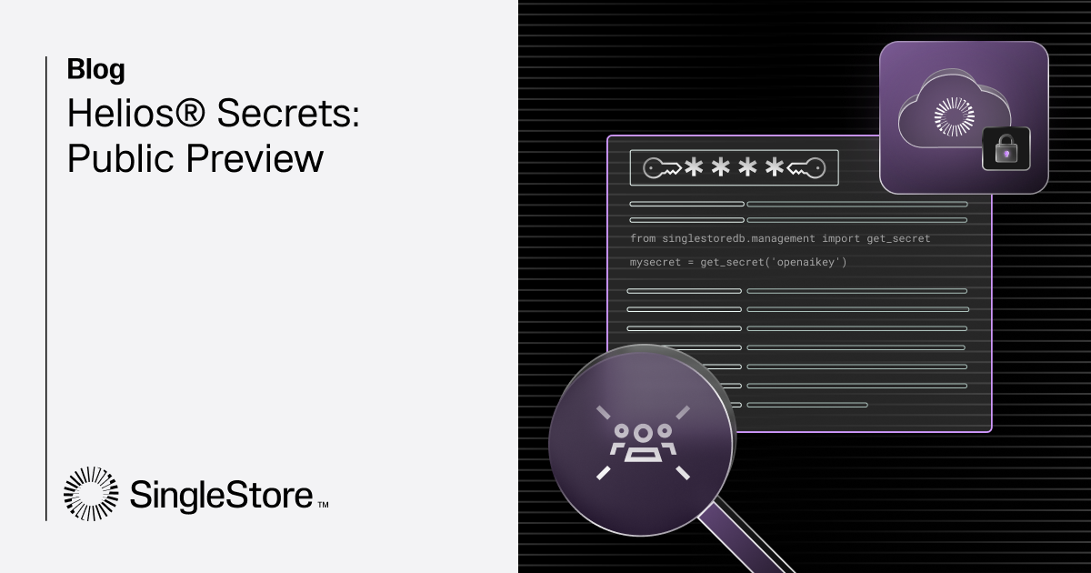 Helios Secrets: Public Preview