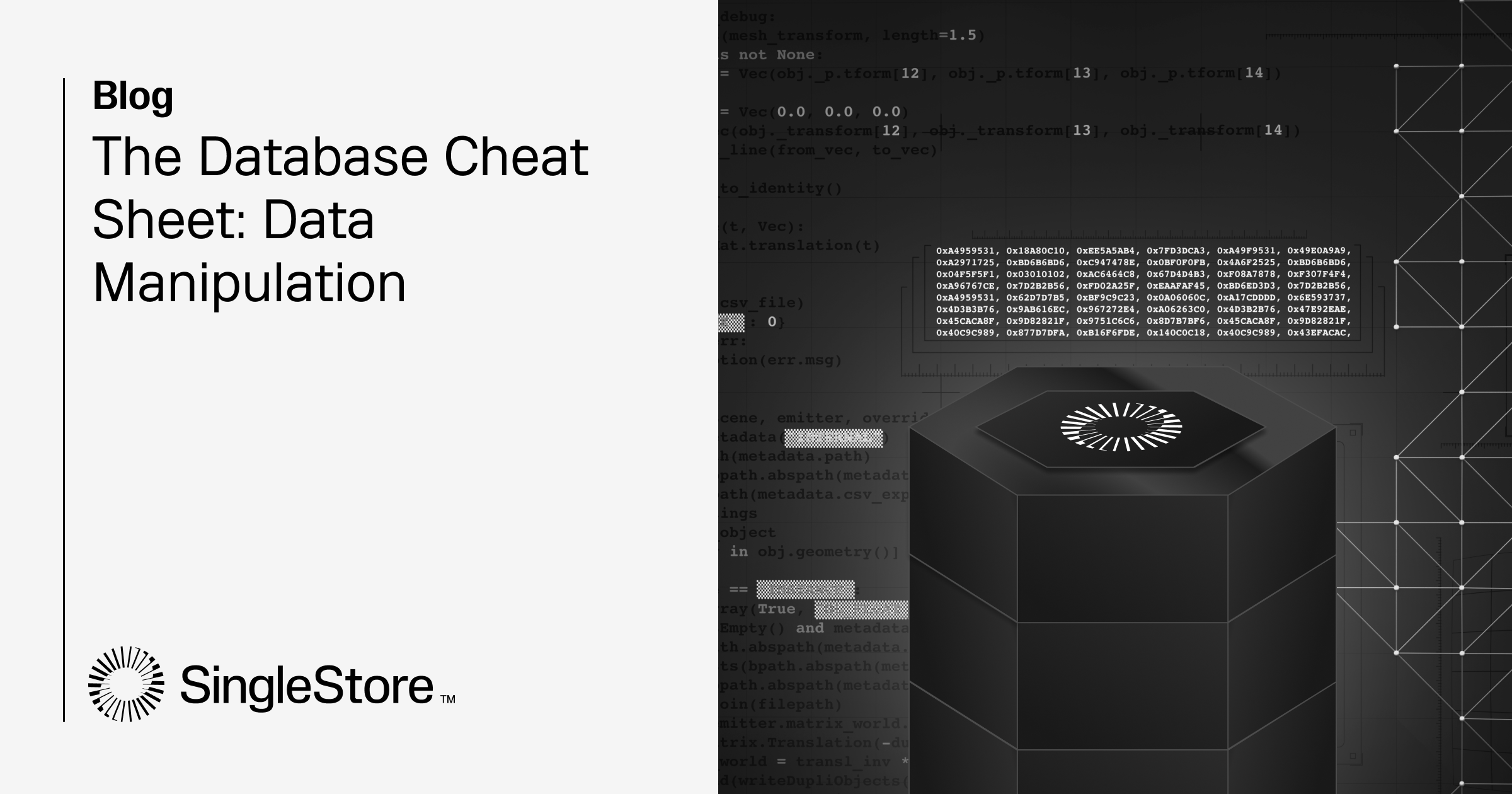 The Database Cheatsheet: Data Manipulation