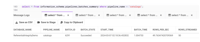 Referential Integrity Checks in SingleStore