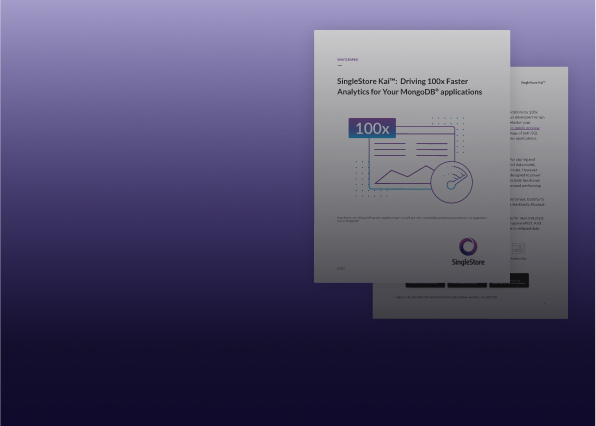 Whitepaper: Building Scalable Real-Time Analytics - SingleStore Whitepaper: Building Scalable Real-Time Analytics - SingleStore