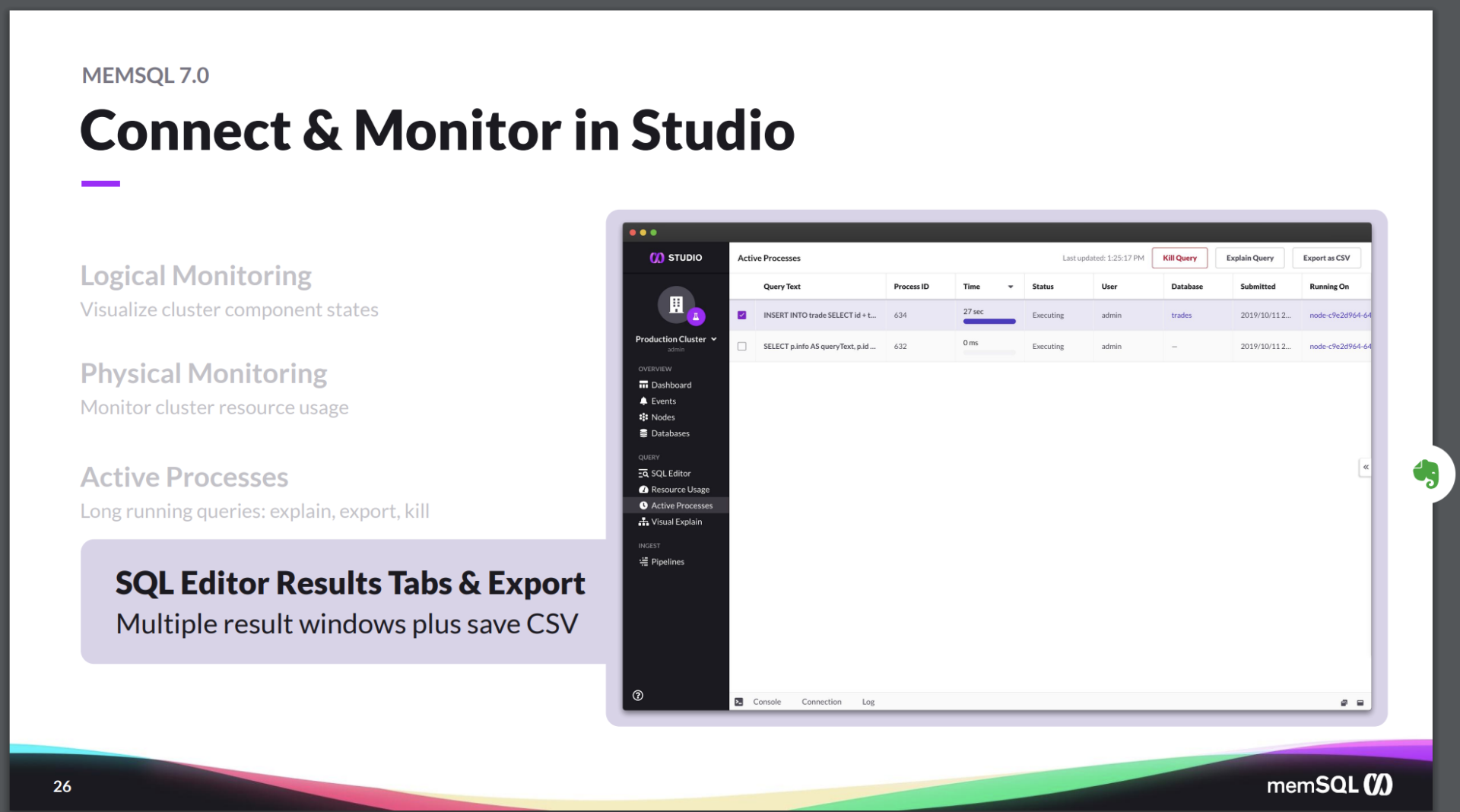 Why SingleStore: SingleStoreDB Self-Managed 7.0 In Depth – Webinar ...