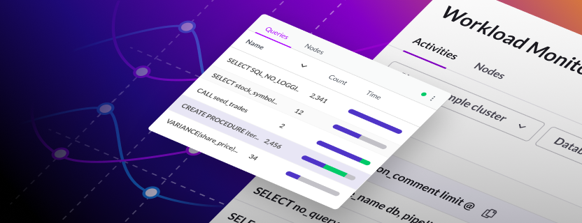 A Look into the Implementation of SingleStore's Workload Monitoring UI