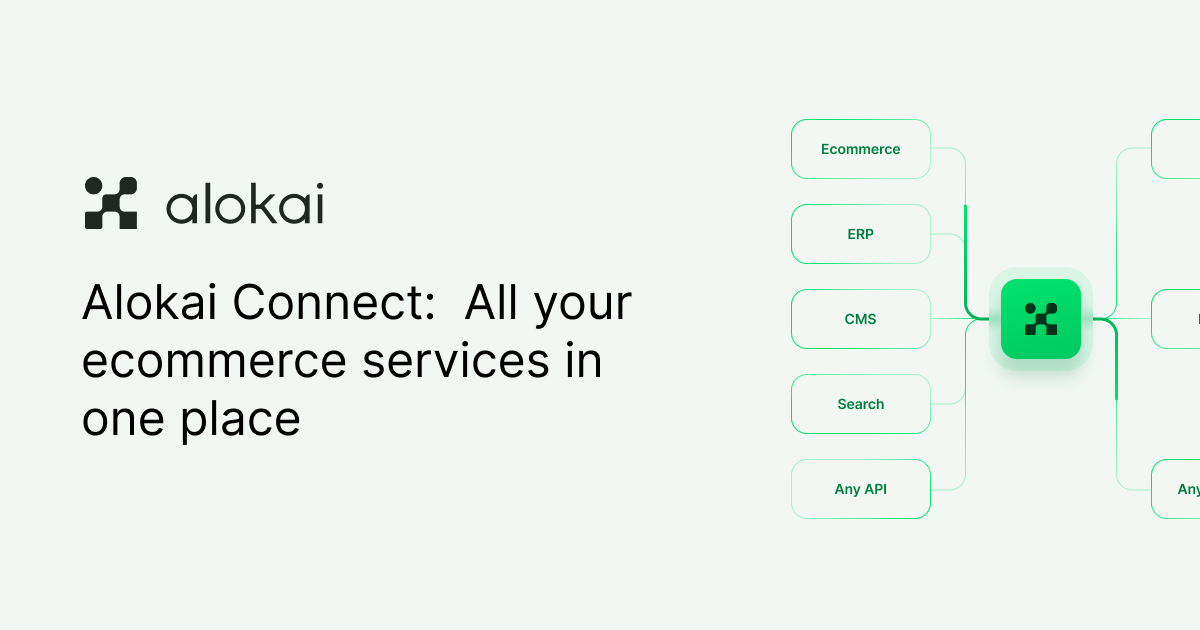 Alokai Connect: All your services in one place with data orchestration