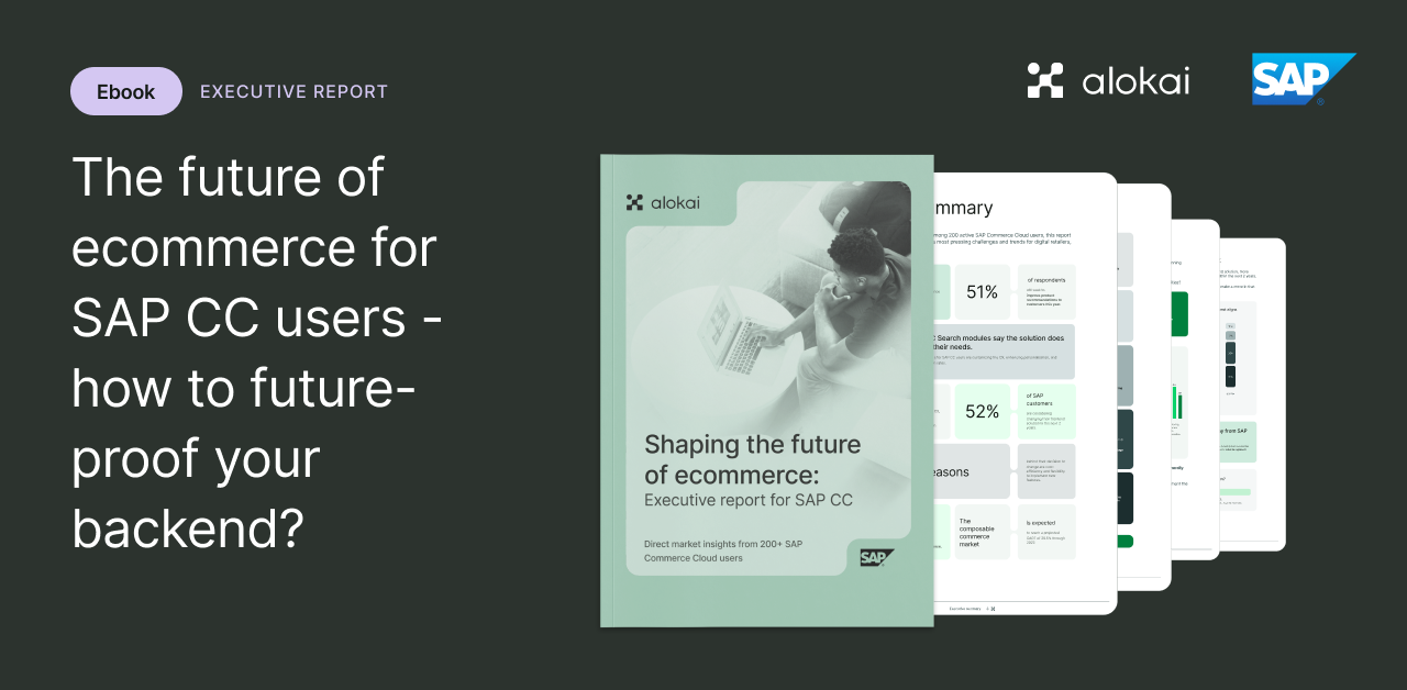 Shaping the future of ecommerce: Executive report for SAP CC