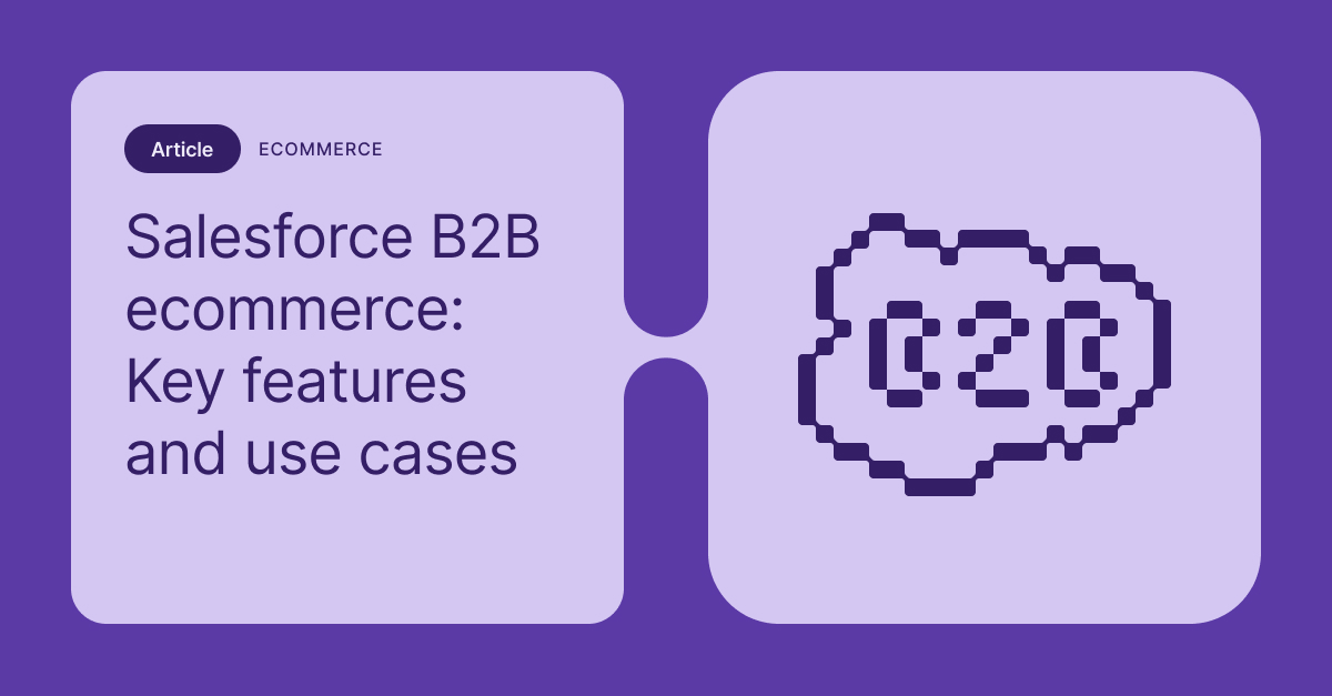Salesforce B2B Commerce: Key features and insights | Alokai