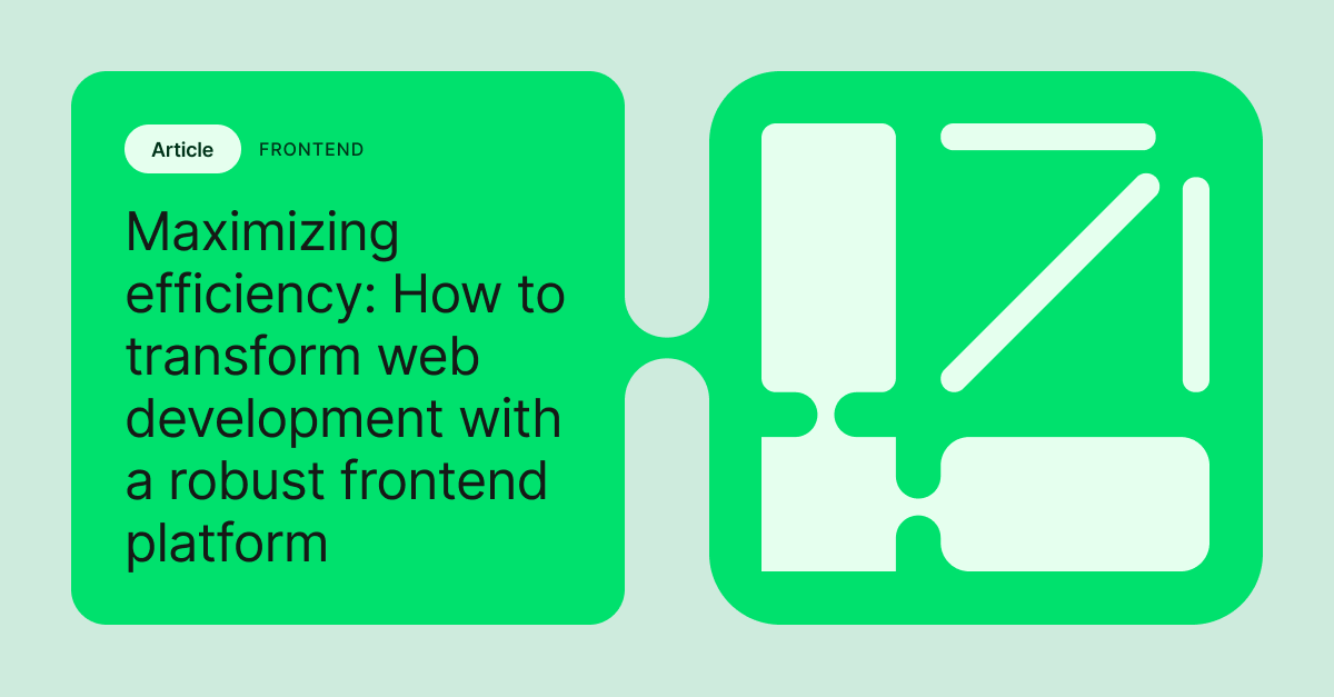 How a robust frontend platform transforms web development | Alokai Blog