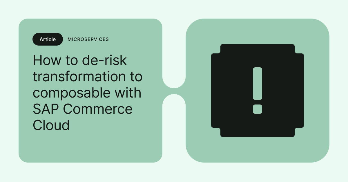 How to de-risk transformation to composable commerce | Alokai