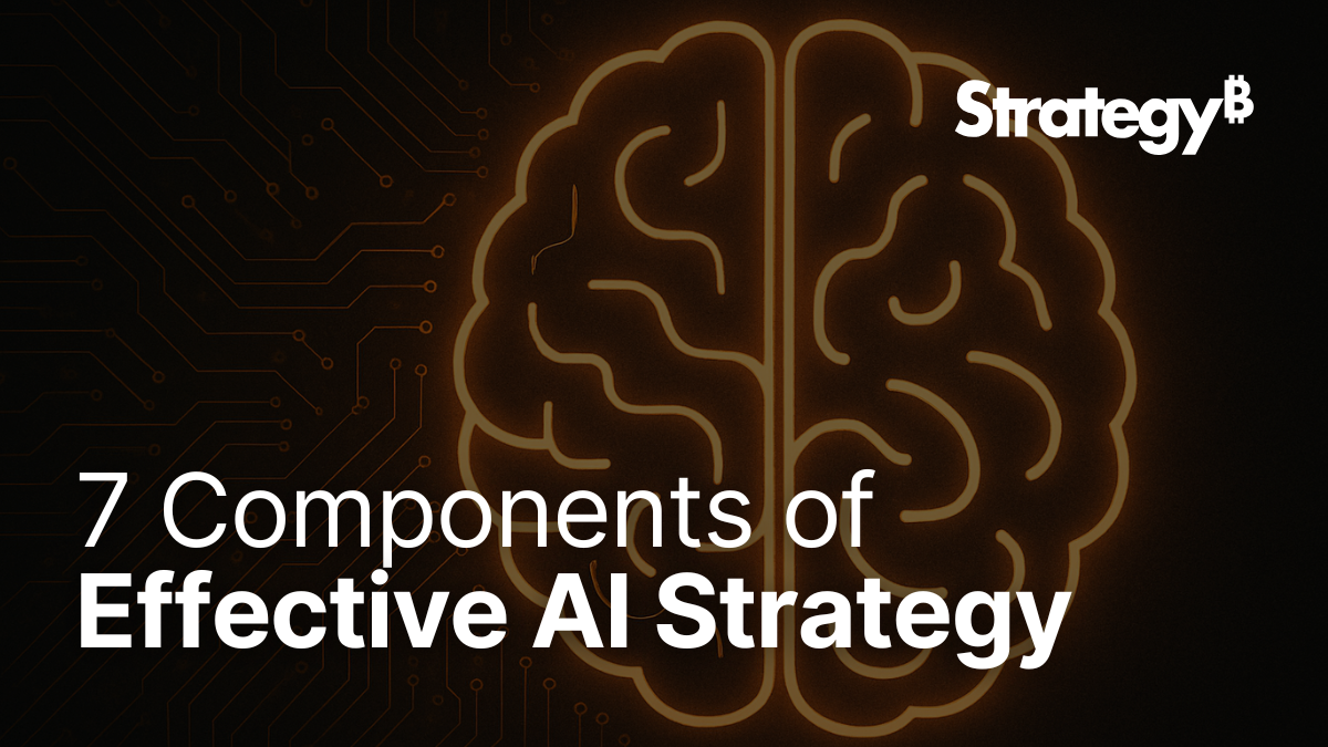 7 Components of Effective AI Strategy