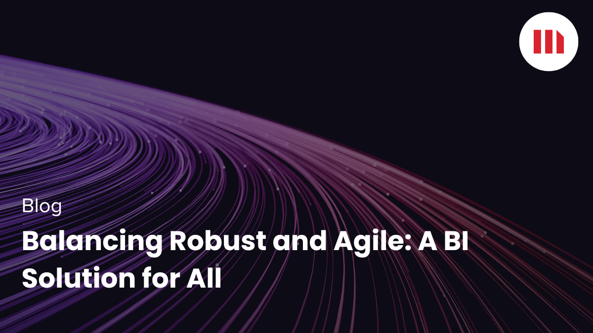 Balancing Robust and Agile: A BI Solution for All Balancing Robust and Agile: A BI Solution for All