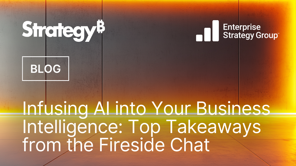 Infusing AI into Your Business Intelligence: Top Takeaways from the Fireside Chat