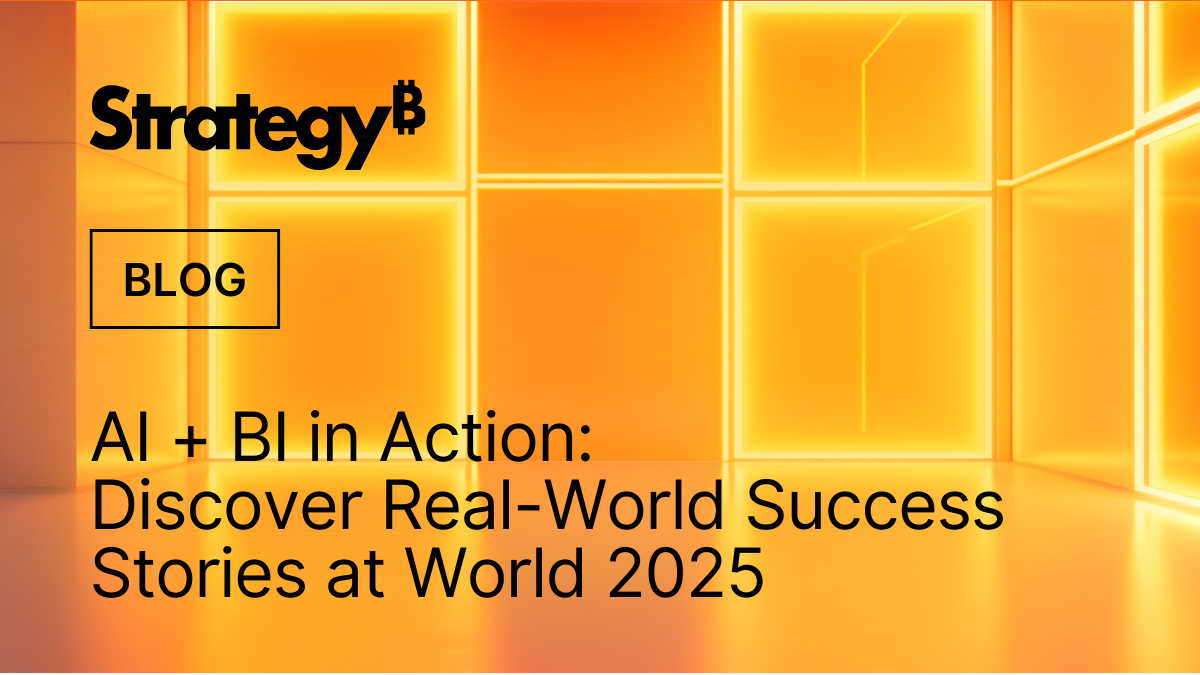 AI + BI in Action: Discover Real-World Success Stories at World 2025