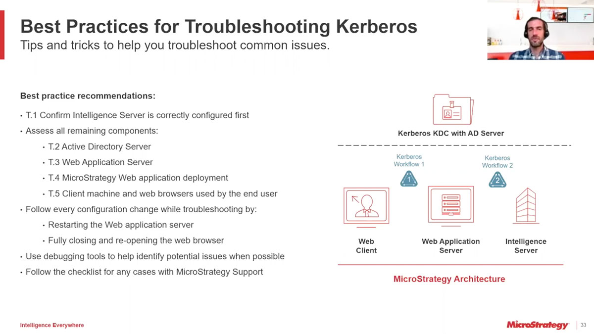 Top Tips: Setup and Support for Kerberos Authentication with MicroStrategy (Part 2: Practice)