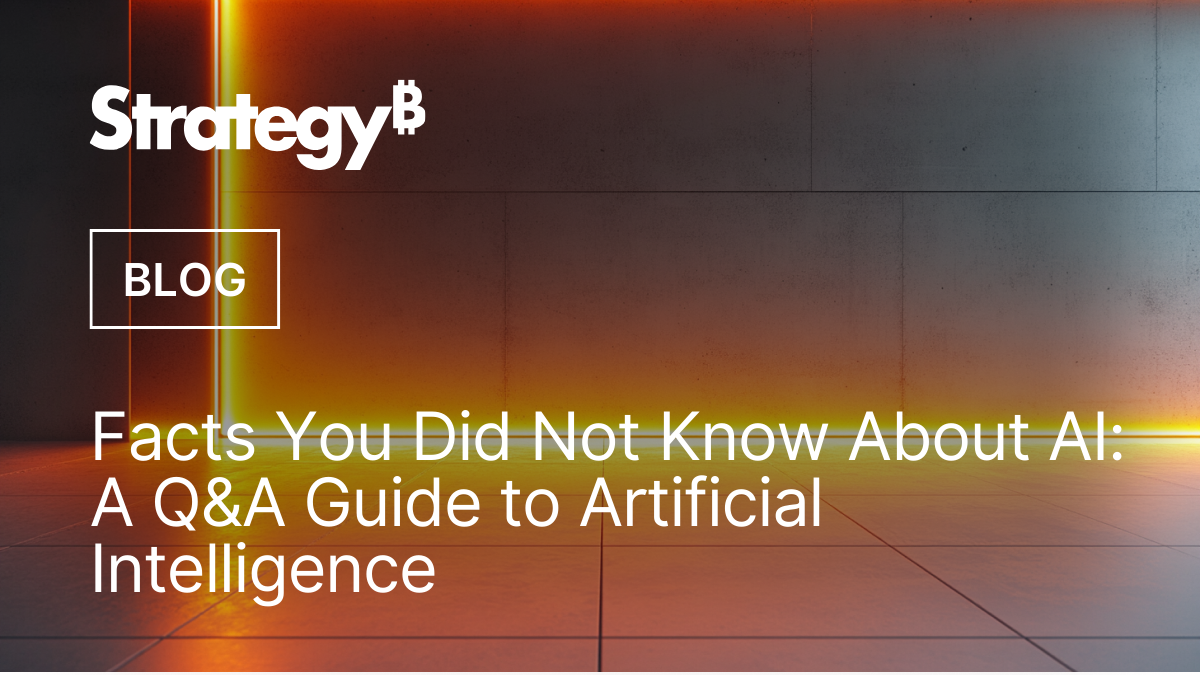 Facts You Did Not Know About AI: A Q&A Guide to Artificial Intelligence