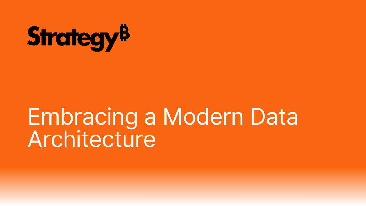 Embracing a Modern Data Architecture