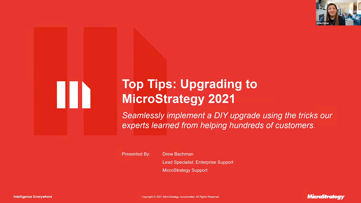 Top Tips: Upgrading to MicroStrategy 2021