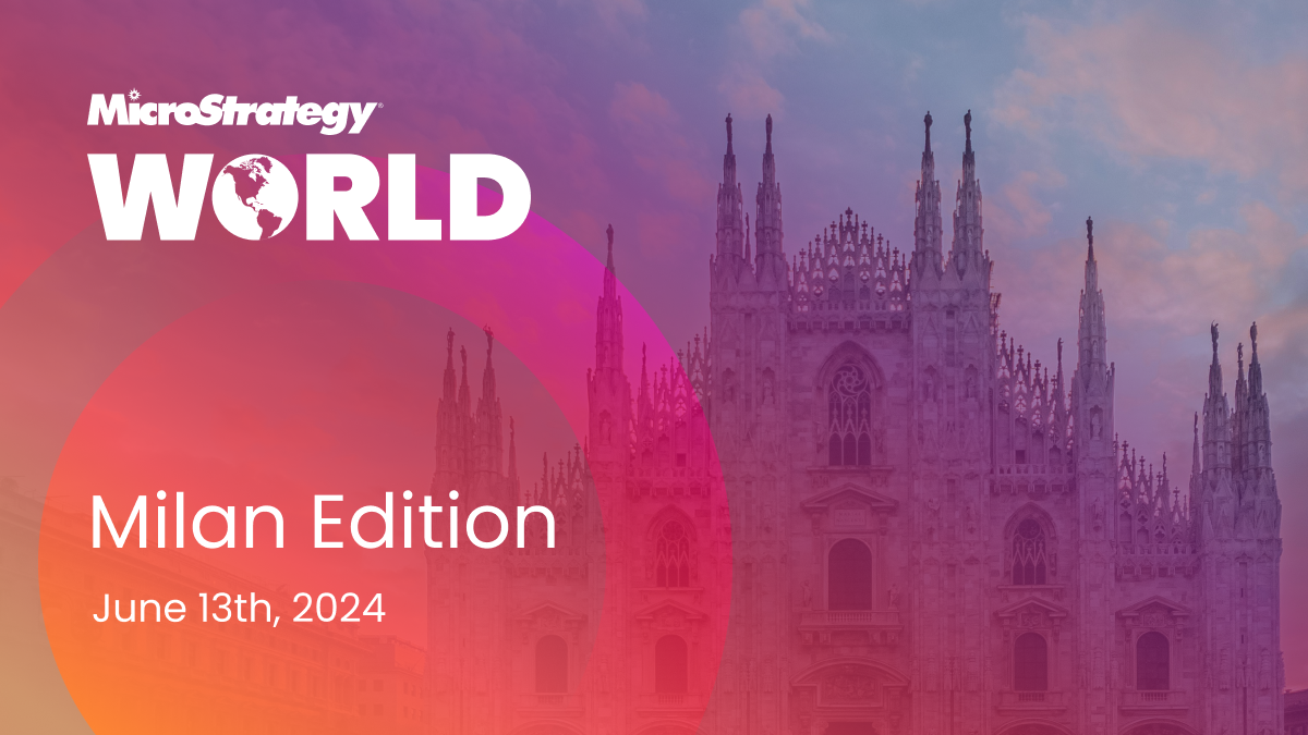 MicroStrategy World - Milan Edition