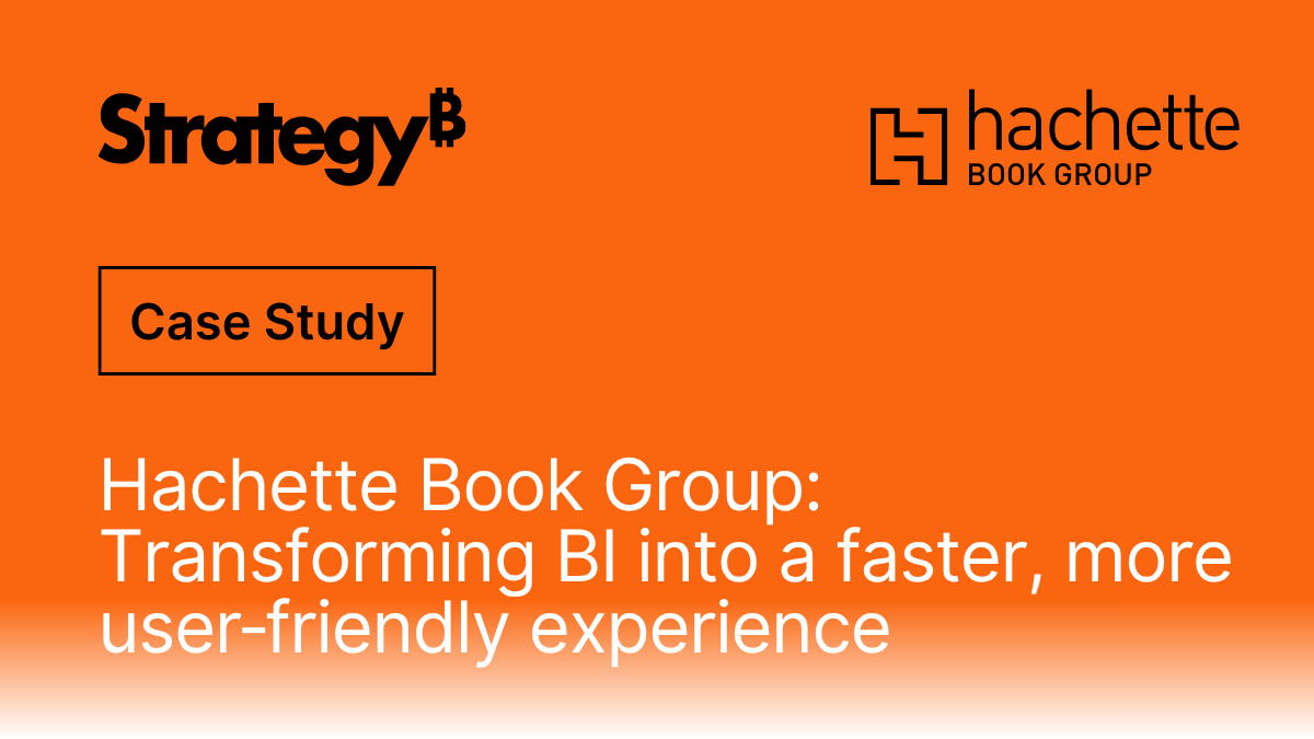 Hachette Book Group: Transforming BI into a faster, more user‑friendly ...